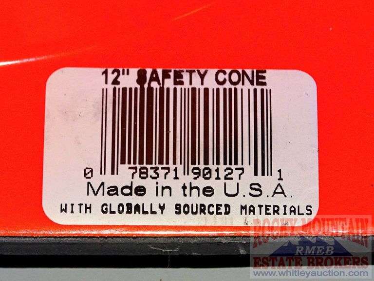 4 12" Safety Cones. Appear new. All for one money. - Rocky Mountain ...