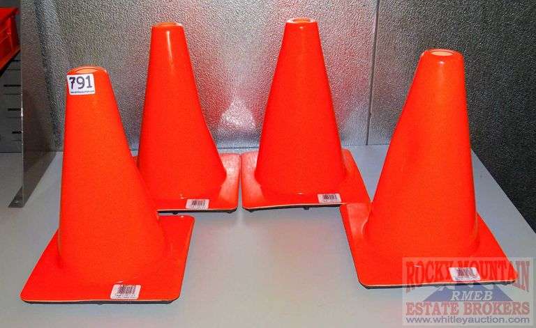 4 12" Safety Cones. Appear new. All for one money. - Rocky Mountain ...