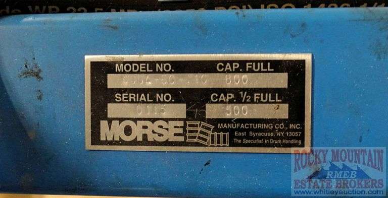 Morse Hydra-Lift Karrier Lift & Tilt 400A-80-110 800# electric ...