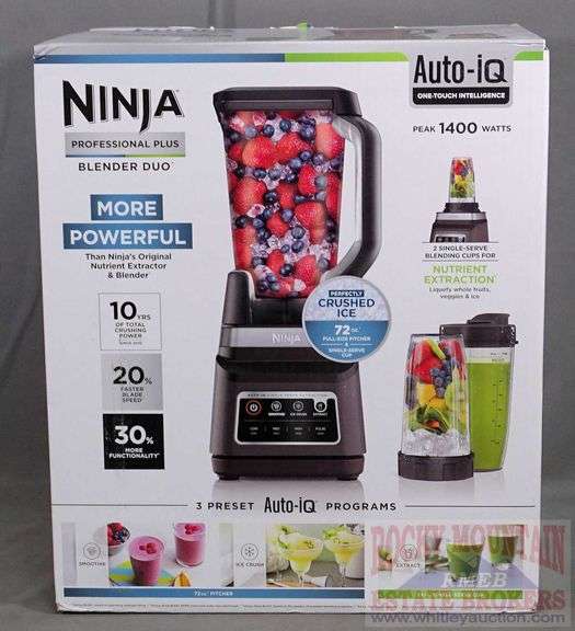 New Ninja Professional Plus Blender DUO New Ninja Professional Plus ...