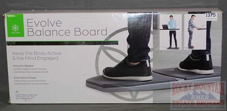 New Gaiam Evolve Balance Board. Low-impact movement activates back ...