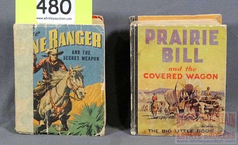 Vintage 1943 "The Lone Ranger & The Secret Weapon" & 1934 "Prairie Bill ...