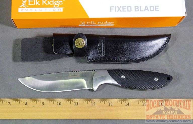 New Elk Ridge Evolution 10" hunting knife with stainless steel blade ...