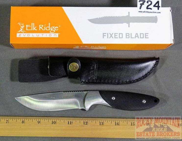 New Elk Ridge Evolution 10" hunting knife with stainless steel blade ...