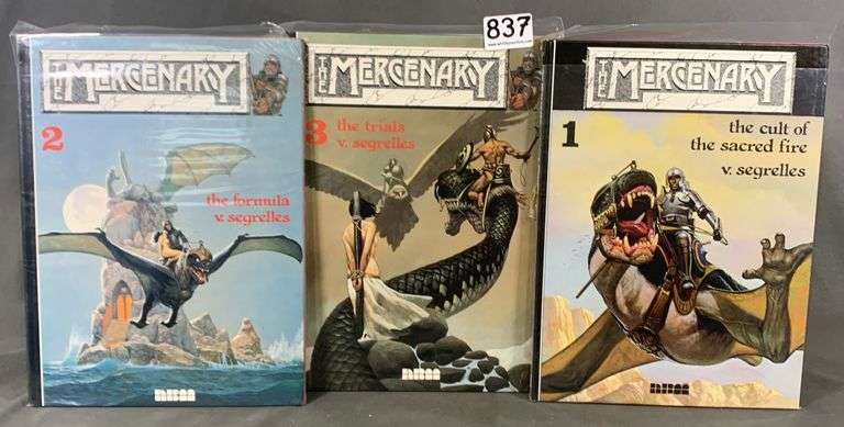 "The Mercenary" 3 volume Hardcover Book Set. All for one Money. - Rocky ...