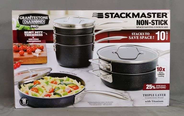 Nice new Stackmaster 10 PC non-stick cookware set. - Rocky Mountain ...