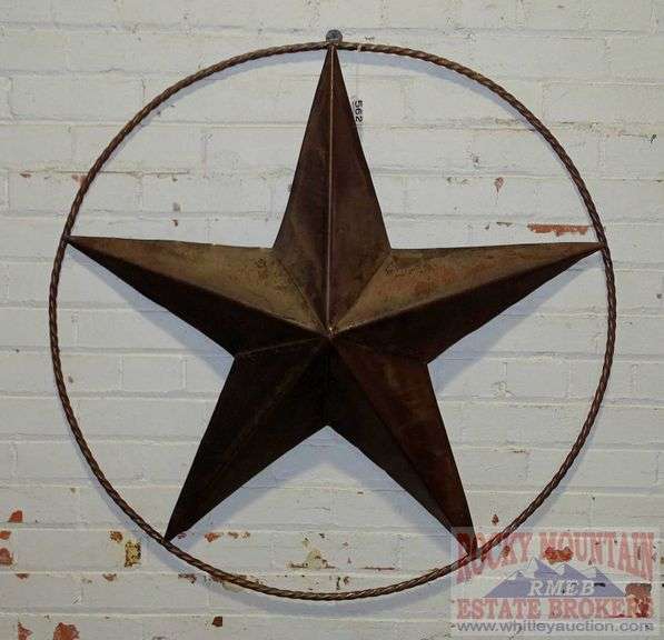 Super cool Massive 36" Round Metal Star. - Rocky Mountain Estate ...