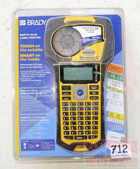 New Brady BMP 21-Plus Portable 3/4" Label Printer. New in the original ...