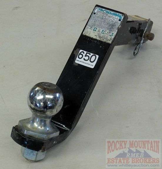 Redline trailer hitch receiver with ball. - Rocky Mountain Estate ...