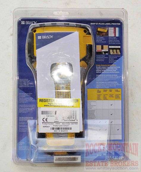New Brady BMP 21-Plus Portable 3/4" Label Printer. New in the original ...