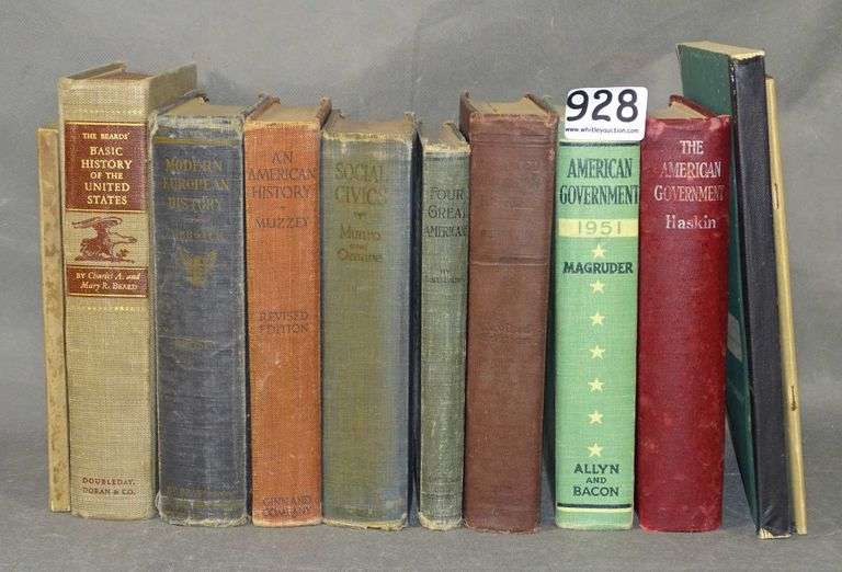 Vintage History, Government & Other Books. All for one money. - Rocky ...