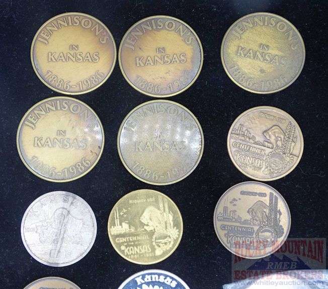 Asst. Kansas medals & tokens. All for one money. - Rocky Mountain ...