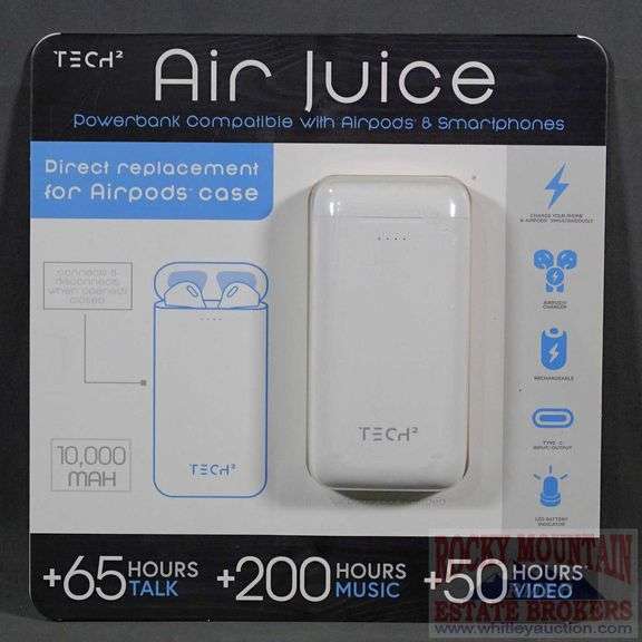 New Tech-2 Air Juice 10 Mah Power Bank with air pod charger. You can ...