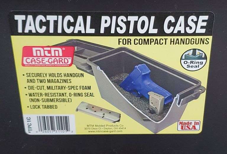 Brand New MTM Case-Gard Tactical Pistol Case. This water resistant ...