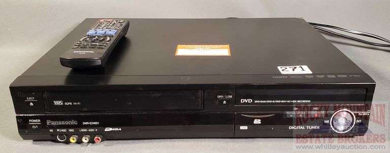 Panasonic DMR-EZ485V DVD Player-Burner & VHS Player W/ Remote. - Rocky ...