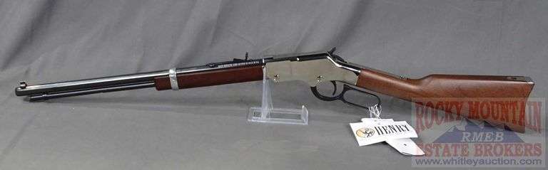 Hard to Find, Like New Henry Golden Boy Silver .17 HMR Lever Action ...