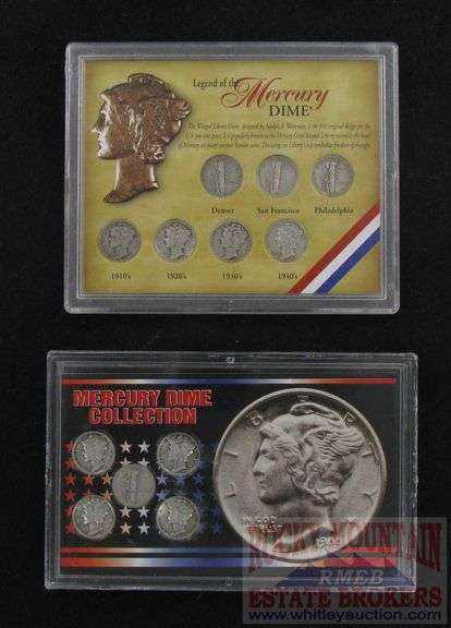 "Mercury Dime Collection" & The Legend of the Mercury Dime" Coin Sets ...