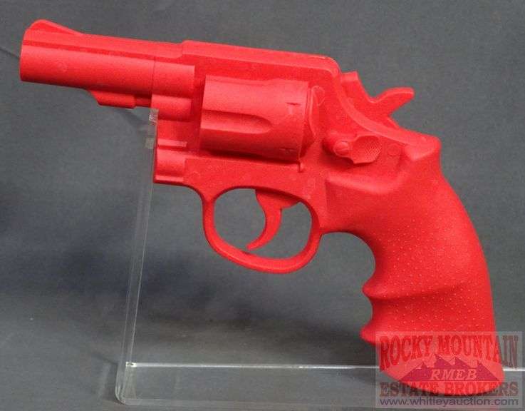Brand New Red Plastic Training Revolver. - Rocky Mountain Estate ...