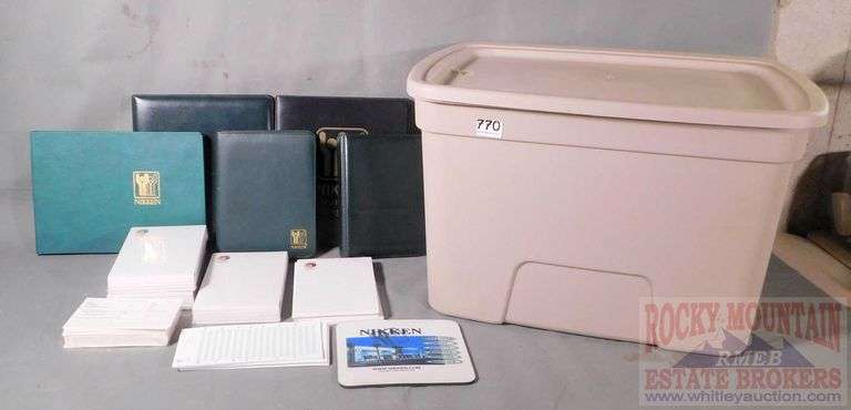 Kenko notebooks & notepads in plastic storage container. - Rocky ...
