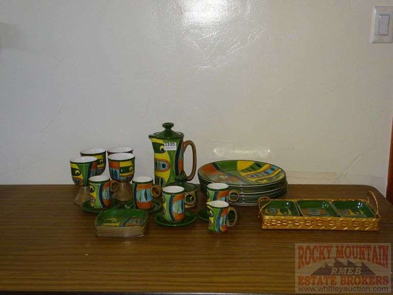 Very Cool Artesa Mid-Century Modern Dish Set with Teapot, Serving ...