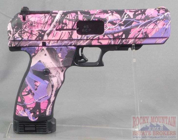 New Hi-Point JHP .45 ACP Semi-Automatic Pistol with Pink Camouflage ...
