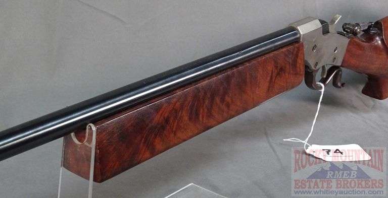 J. Stevens "Favorite" .22LR Single Shot Target Rifle W/ Marbles Tang ...