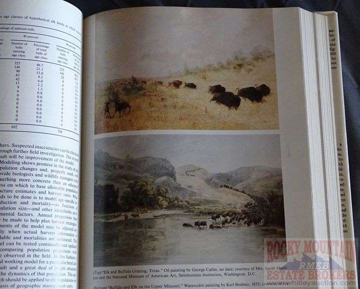 "All About Elk" & "Elk of North America" Hard Cover Books. Both for one ...