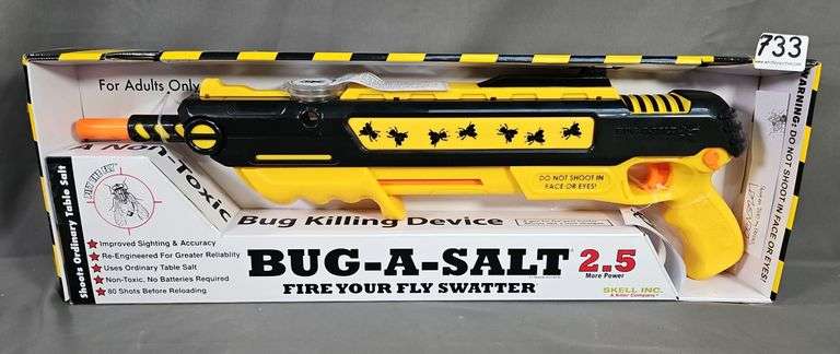 New "Bug-A-Salt 2.0 Pest Eradication Device". This sprays table salt at ...
