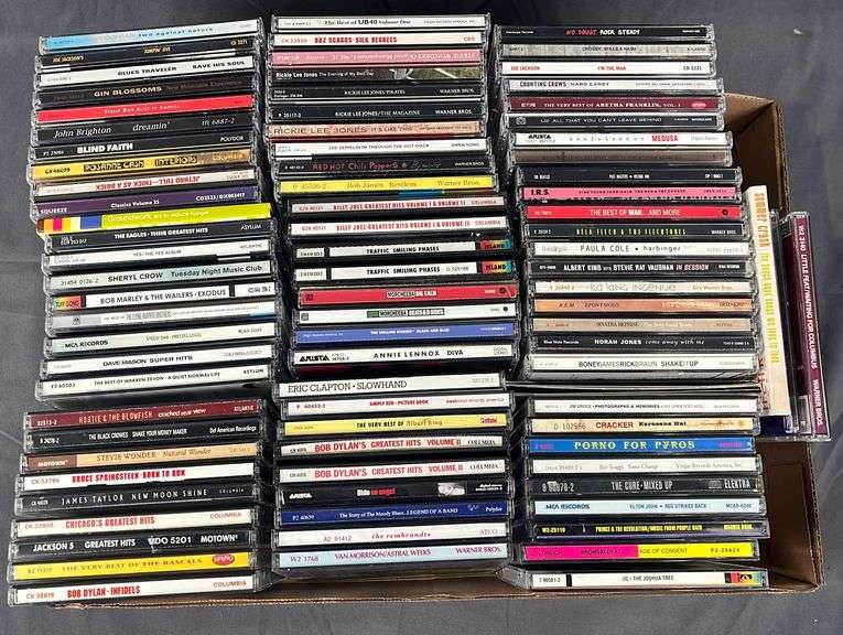 Approximately 90 CDs From the Estate including, Bob Dillion, Bruce ...