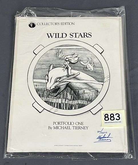 Michael Tierney Wild Stars Portfolio One Collectors Edition 1985 ...