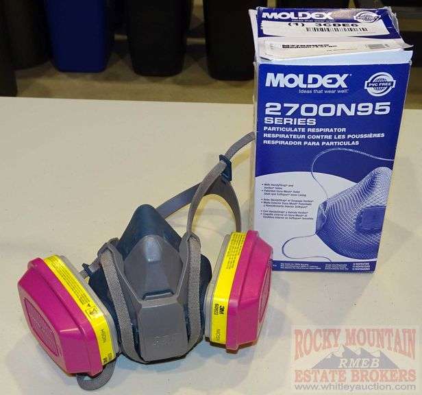 3M Respirator & Partial Box of Moldex Masks. All for one money. - Rocky ...