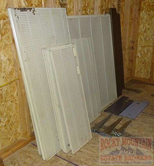 Asst. Lozier Shelf Parts Including One 45"x36" Back Panel, Five 48"x22 ...
