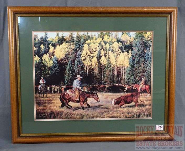 Tim Cox Artist Signed & Numbered Limited Edition Print W/ Double Mat ...