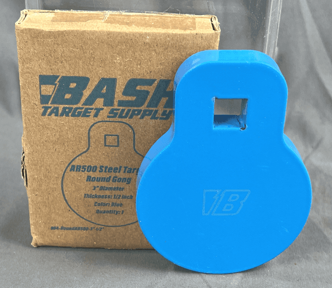 Brand New Bash AR500 Blue 3"x1/2" round Steel Gong Target. - Rocky ...