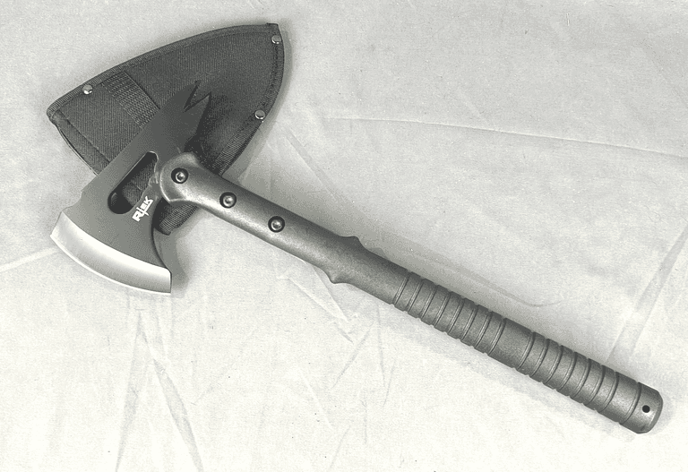 New R-Tek 17" Tactical Hatchet with Black Treated Stainless Steel Blade ...