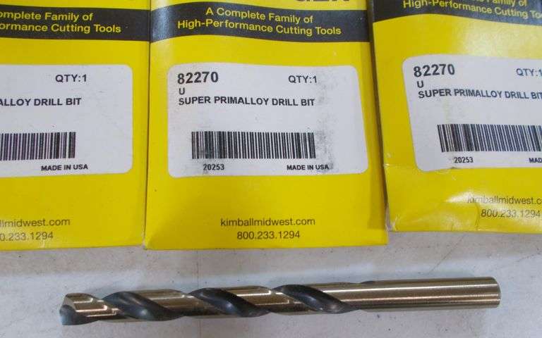 15 Kimball Midwest Super Primalloy & Cryo-Gen Drill Bits. These appear ...