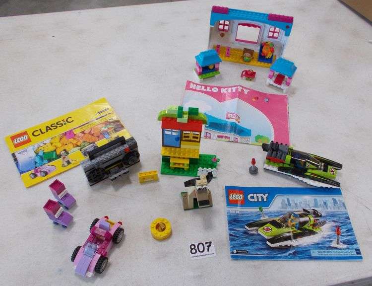 LEGO Classic 10702 (complete), LEGO City 6014 Race Boat (missing a ...