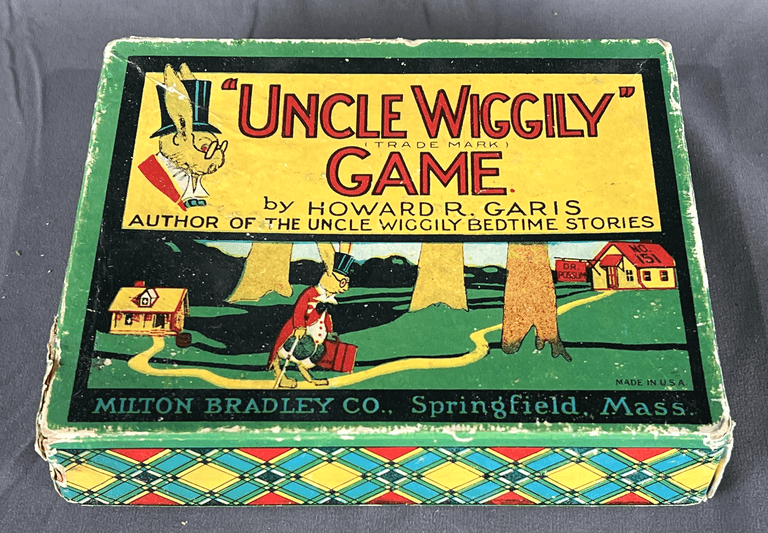 Vintage "Uncle Wiggly" Game in Original Box. This box has good original ...