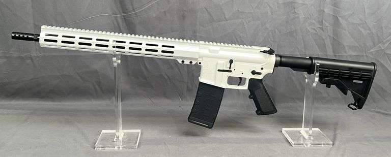 New GLFA White AR-15 .223 Wylde (accepts both .223 & 5.56 NATO) Semi ...
