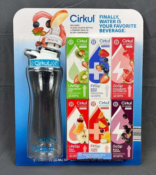 New Cirkul Water Bottle & Hydration Starter Kit. This kit includes a ...