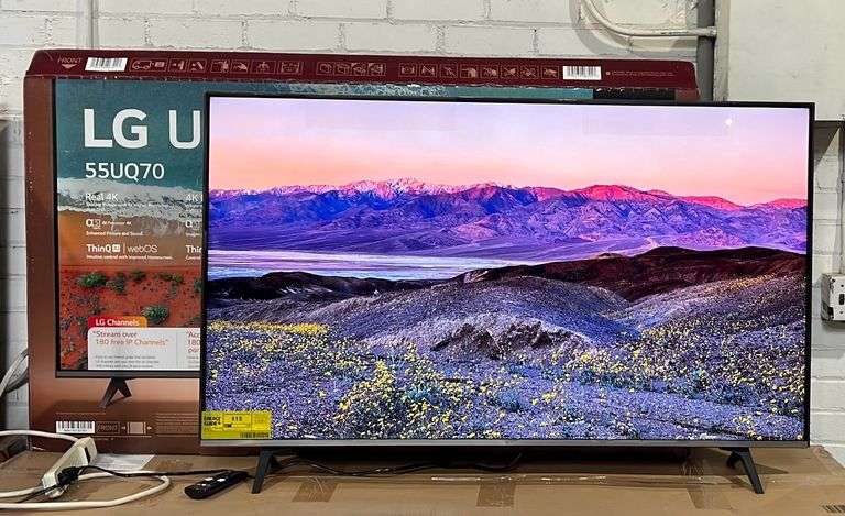 Like New LG 55" Class UQ7050 Series 4K UHD webOS Smart TV with Remote ...