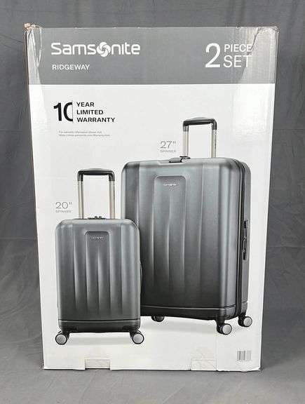 New Samsonite "Ridgeway" 2-Piece Hard-Sided Luggage Set W/ Spinner ...