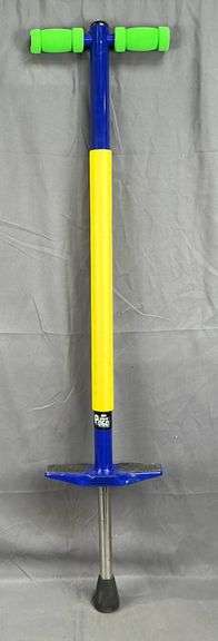 Like New Alex "Super-Go Pogo" Yellow Pogo Stick with Comfort Pads and ...