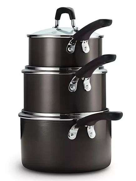 New Tramontina Non Stick 6 Piece Stackable Sauce Pans. - Rocky Mountain ...