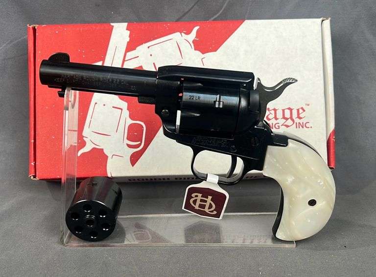 Brand New Heritage Rough Rider .22 LR/WMR 6-Shot 3-1/2" Revolver W ...