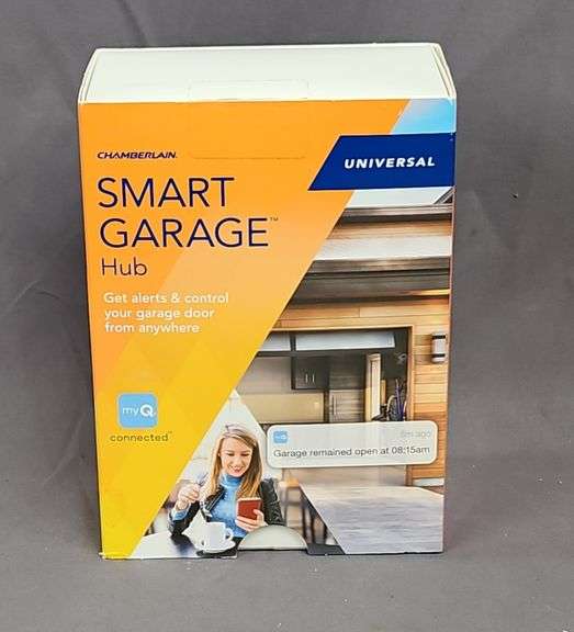 Chamberlain Universal Smart Garage Hub. Includes WiFi Hub, Door Sensor ...