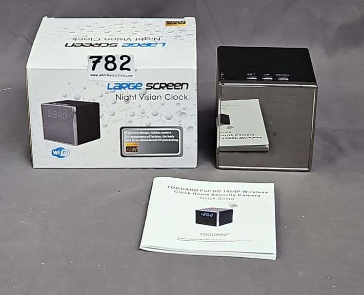 Large Screen Night Vision Clock With Hidden Camera - Rocky Mountain ...