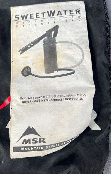 MSR SweetWater MicroFilter Water Purifier Filtration System with Owner ...