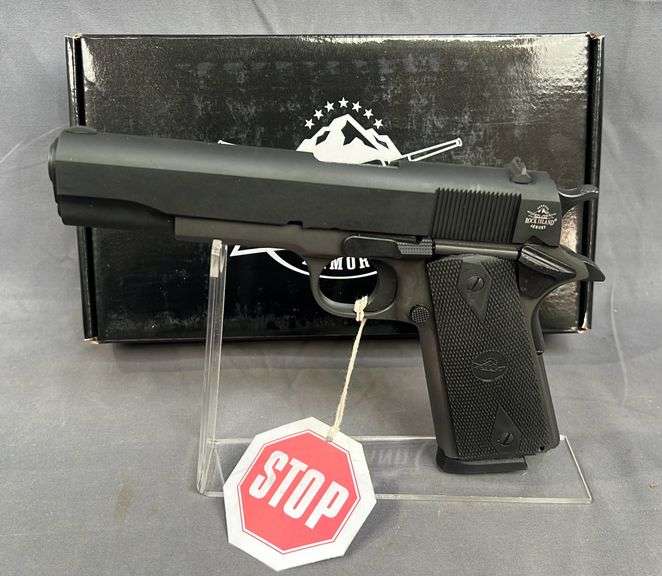 Brand New Rock Island 1911 GI Entry .45 ACP Semi-Automatic Pistol ...