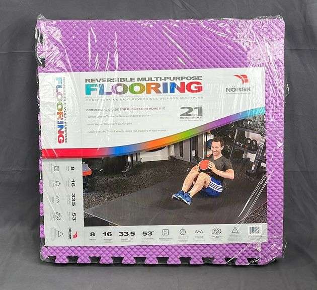 New Pack of Norsk 2-in-1 Reversible Multi-Purpose Foam Flooring, 33.5 ...